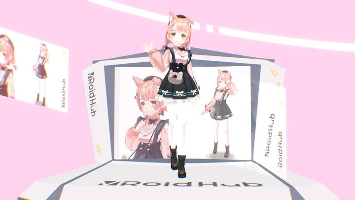 ArtStation - VRChat / VRM model : 步玎 Pudding
