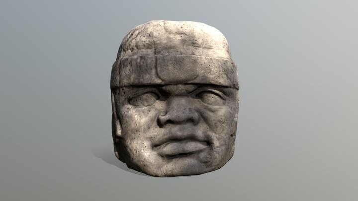 ArtStation - Mysterious Olmec Heads 3Dscans
