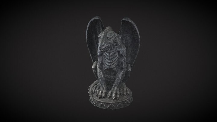 ArtStation - Photogrammetry Scanned Gargoyle