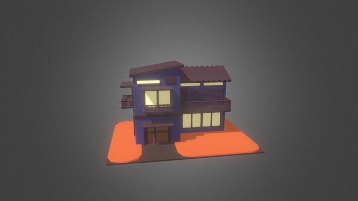 ArtStation - Low Poly House
