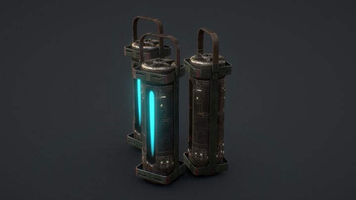 ArtStation - Power Cell - Crate - Container - UE Ready