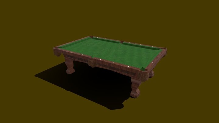 ArtStation - Modern Pool Table