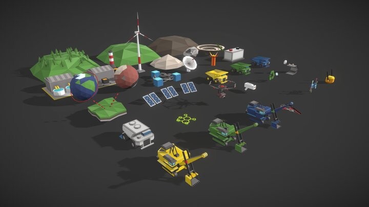 ArtStation - Game Assets - Low Poly Stylised