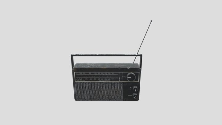 ArtStation - Old Radio - Prop