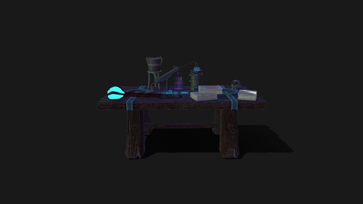 ArtStation - WIzards Table for ACG Final