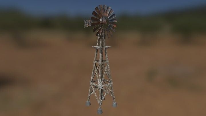 ArtStation - Rusty Windmill