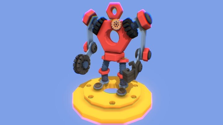 ArtStation - Scrap robot