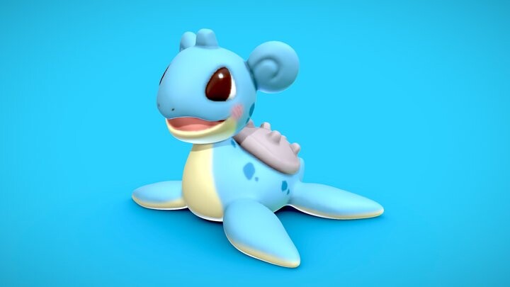 ArtStation - Baby Lapras - 3d print