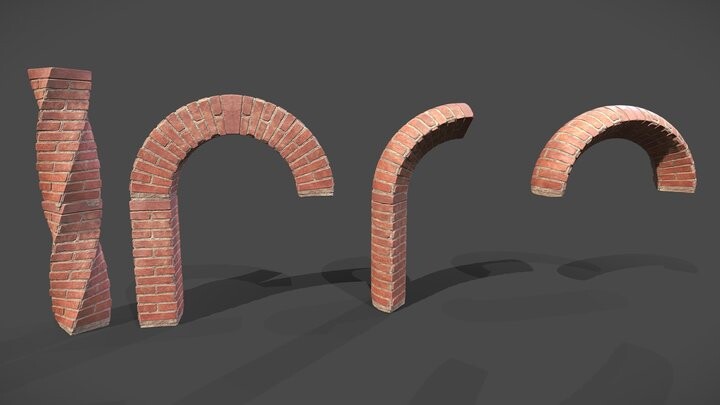 ArtStation - Brick Pilar