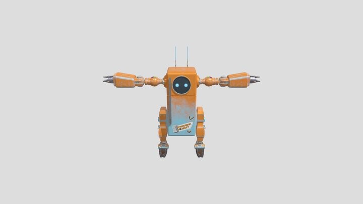 ArtStation - 3D Art CA2 Submission. Inspired from Malcolm Tween's Podolski robot design.