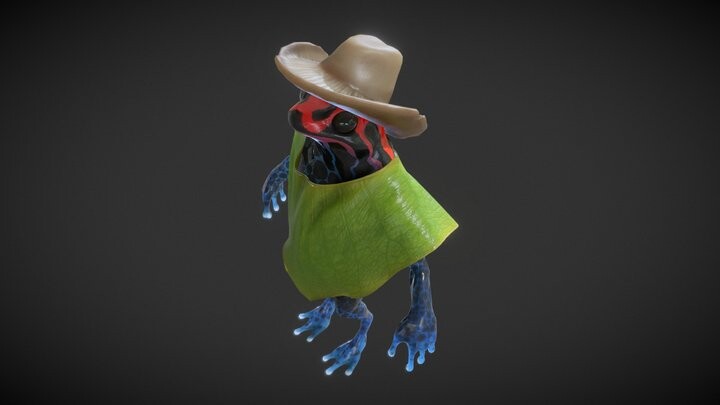 ArtStation - Frog Cowboy