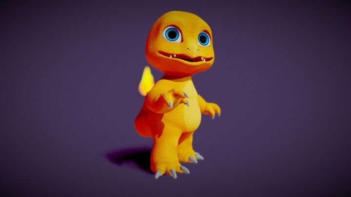 ArtStation - Charmander Fanart