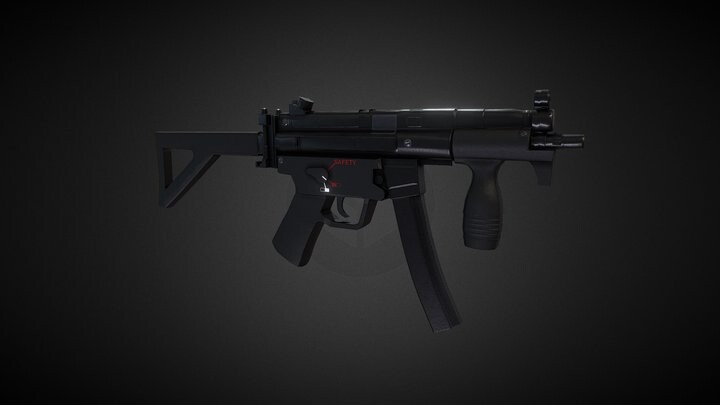 ArtStation - Submachine Gun
