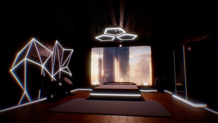 ArtStation - Sci-Fi Bedroom