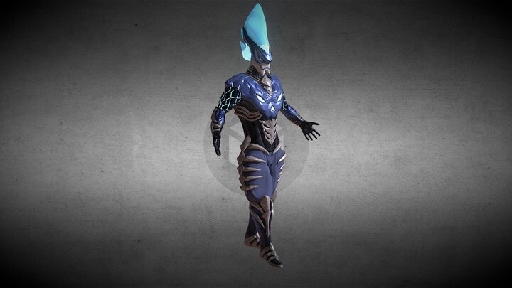 ArtStation - Flame Demon Armor Set