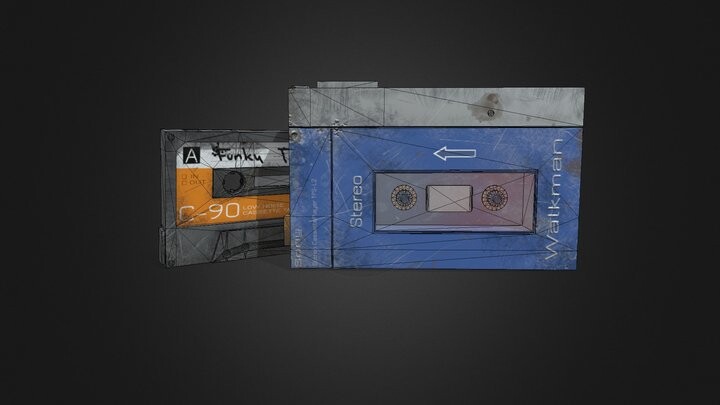 ArtStation - Old Walkman