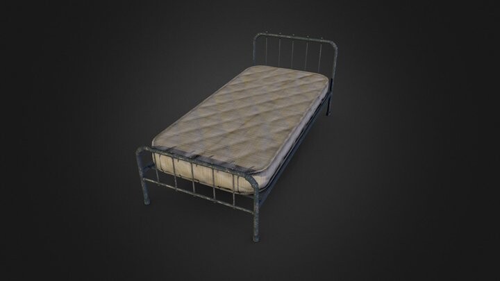ArtStation - Soviet Hospital Bed
