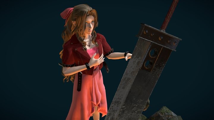 ArtStation - Aerith Final Fantasy VII