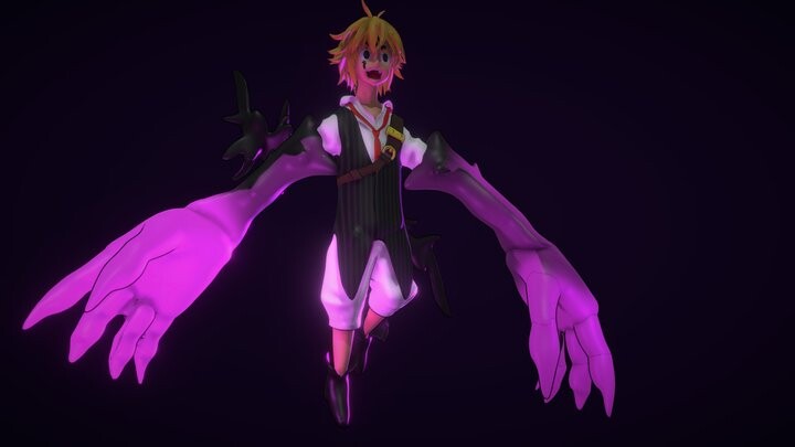 ArtStation - Meliodas demon form