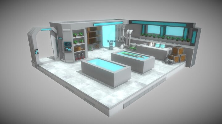 ArtStation - R&D Lab Room