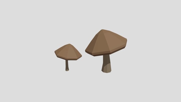 ArtStation - Mushroom / PolyNature - Low Poly Nature Asset Pack