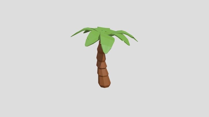 ArtStation - Coconut Tree / PolyNature - Low Poly Nature Asset Pack