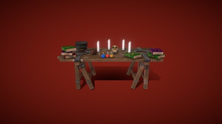 ArtStation - Wizard's Table