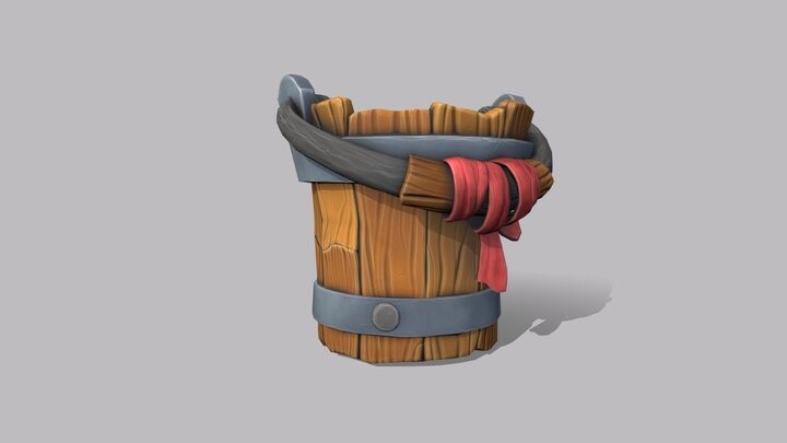 ArtStation - Stylized Bucket