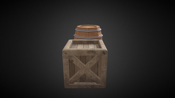 ArtStation - Wooden Props