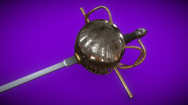ArtStation - Fencing Cup Sword