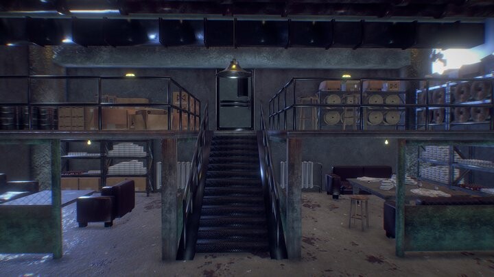 ArtStation - Basement_series_Drug_room