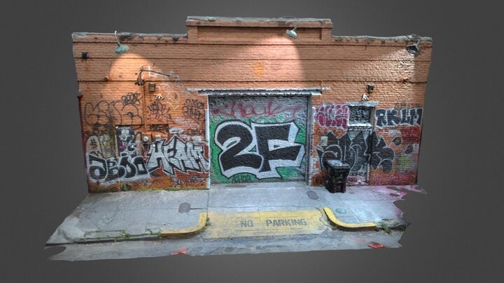 ArtStation - Frenchman Street Garage. New Orleans. - DSLR Photogrammetry.