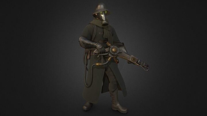 ArtStation - Flamethrower operator