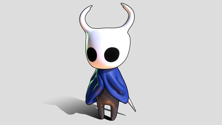 ArtStation - Hollow Knight "Sculpt of main character"