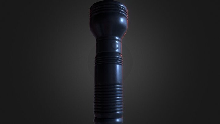 ArtStation - Simple Textured Flashlight