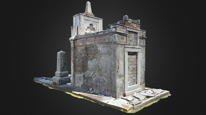 ArtStation - St. Patrick Cemetery. New Orleans. - DSLR Photogrammetry.