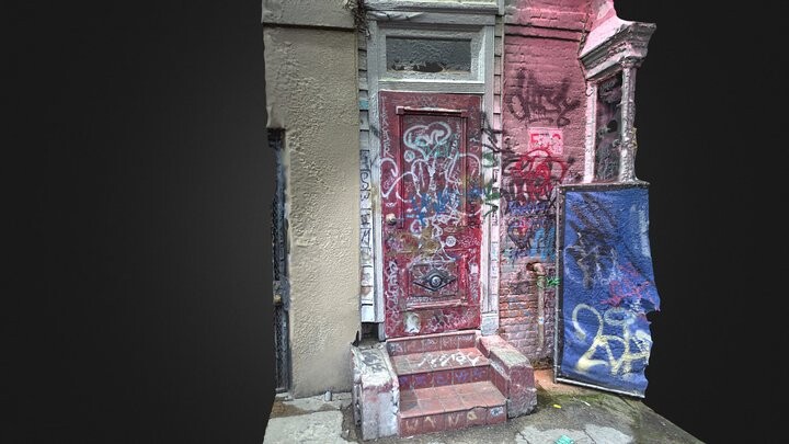 ArtStation - Frenchman Street. New Orleans - DSLR Photogrammetry.