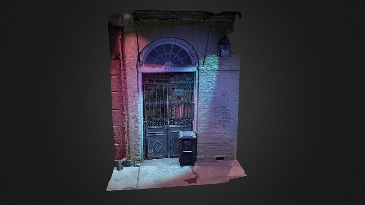 ArtStation - Bourbon St. - Iron and Velvet. New Orleans. - Photogrammetry