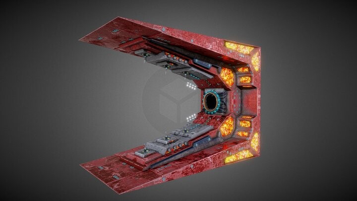 ArtStation - End of Level Boss Space Station
