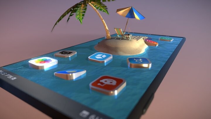 ArtStation - App Island