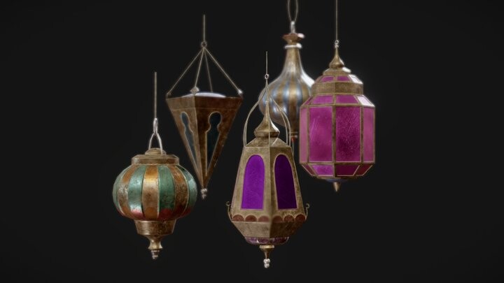 ArtStation - Arabian Hanging Lamps