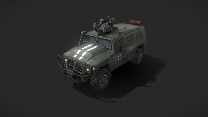 ArtStation - GAZ Tigr Armored Car