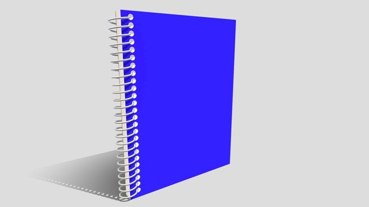 ArtStation - Spiral Notebook - Sketchfab
