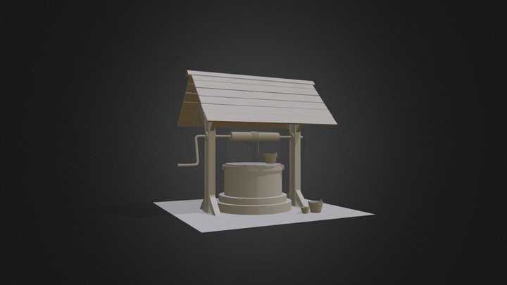 ArtStation - Old-fashioned Stone Well