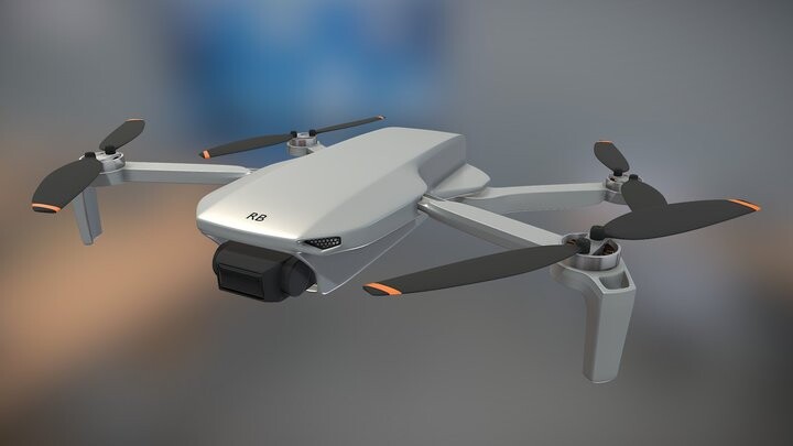 ArtStation - Drone Quadcopter Model