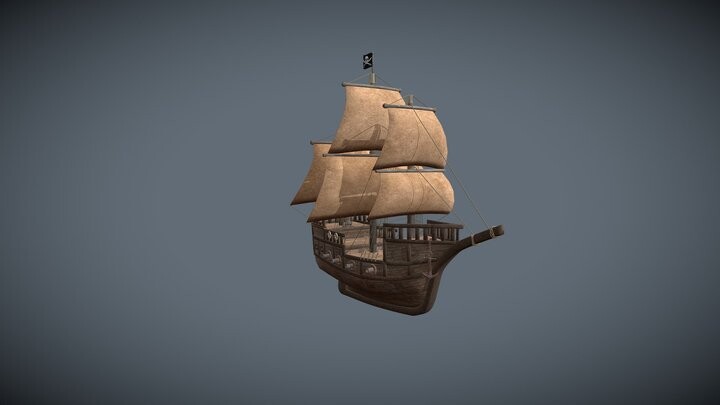 ArtStation - Pirate Ship