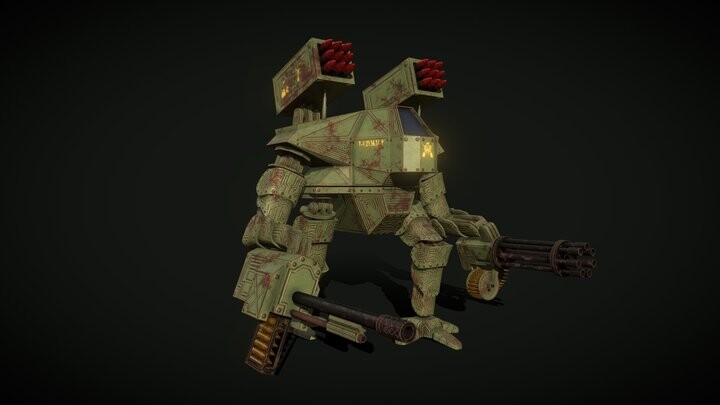 ArtStation - Military Mecha 3D Model