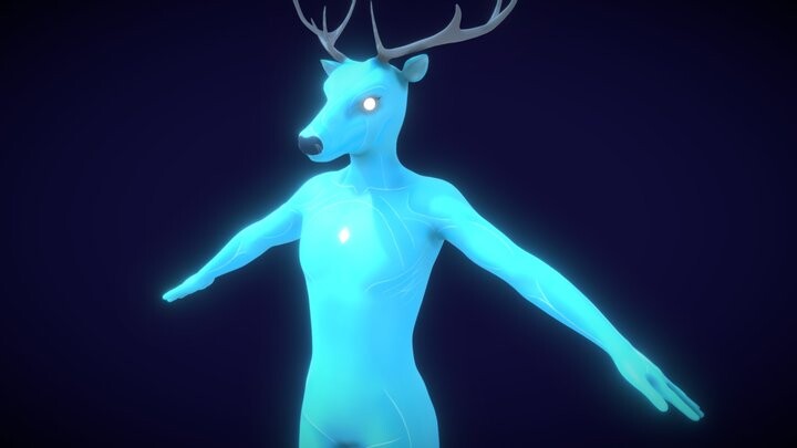 ArtStation - Deer god
