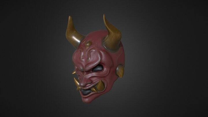 ArtStation - Oni Mask