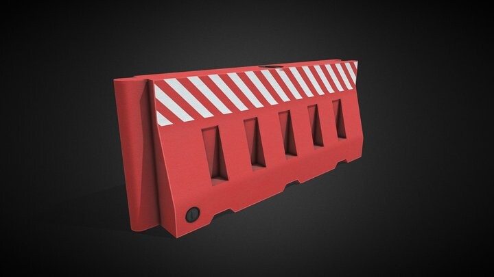 ArtStation - Traffic Barricade